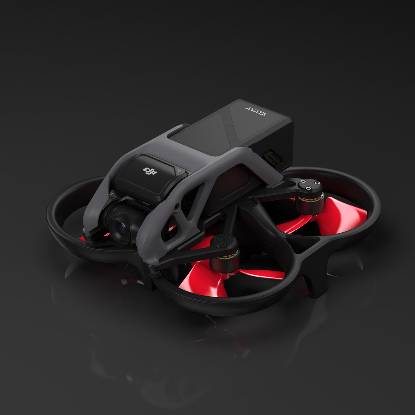 DJI Avata 3-blade Upgrade Propeller Set x4 Red