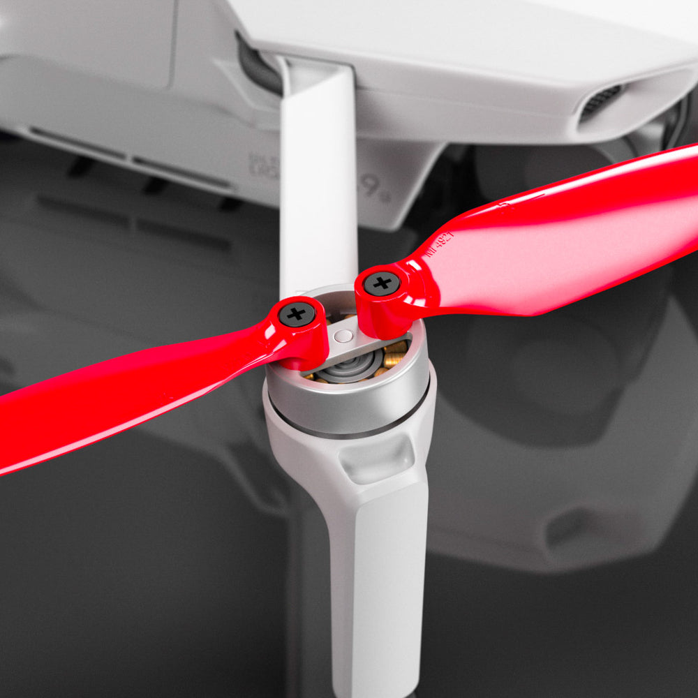 DJI Mini 2 / SE STEALTH Upgrade Propellers -x4 RED -Master Airscrew