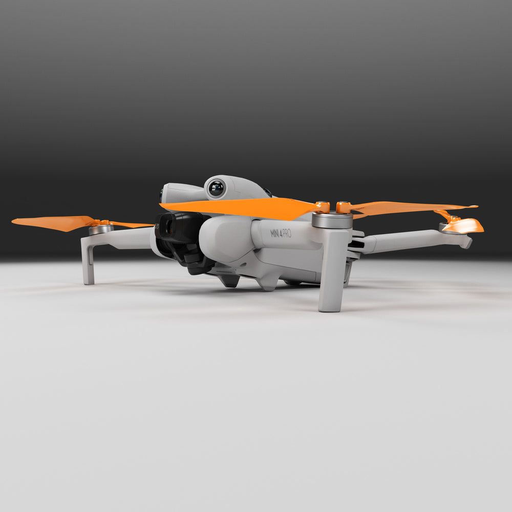 DJI Mini 4 / 3 Pro SUPER STEALTH Upgrade Propellers - x4 Orange