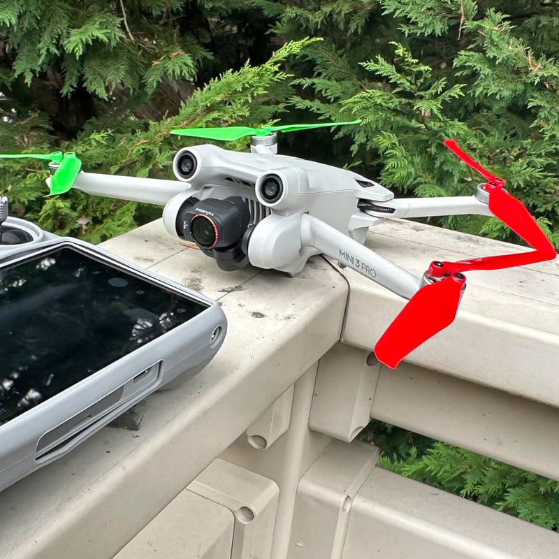 DJI Mini 3 Pro / 4 Pro STEALTH Upgrade Propellers - x4 Red