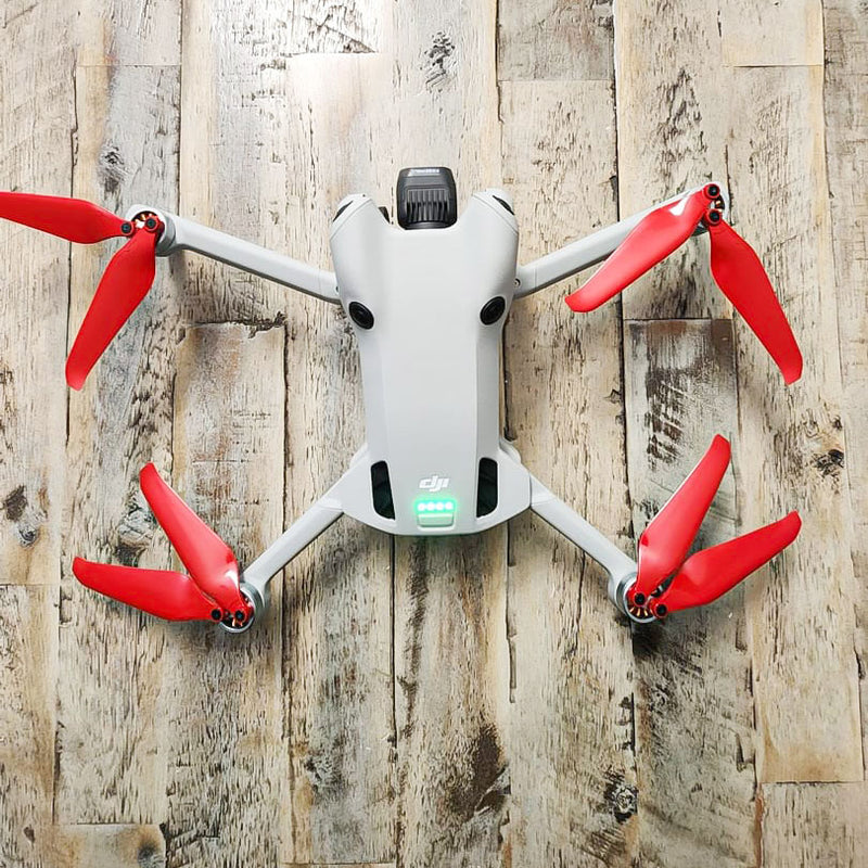 DJI Mini 3 Pro / 4 Pro STEALTH Upgrade Propellers - x4 Red
