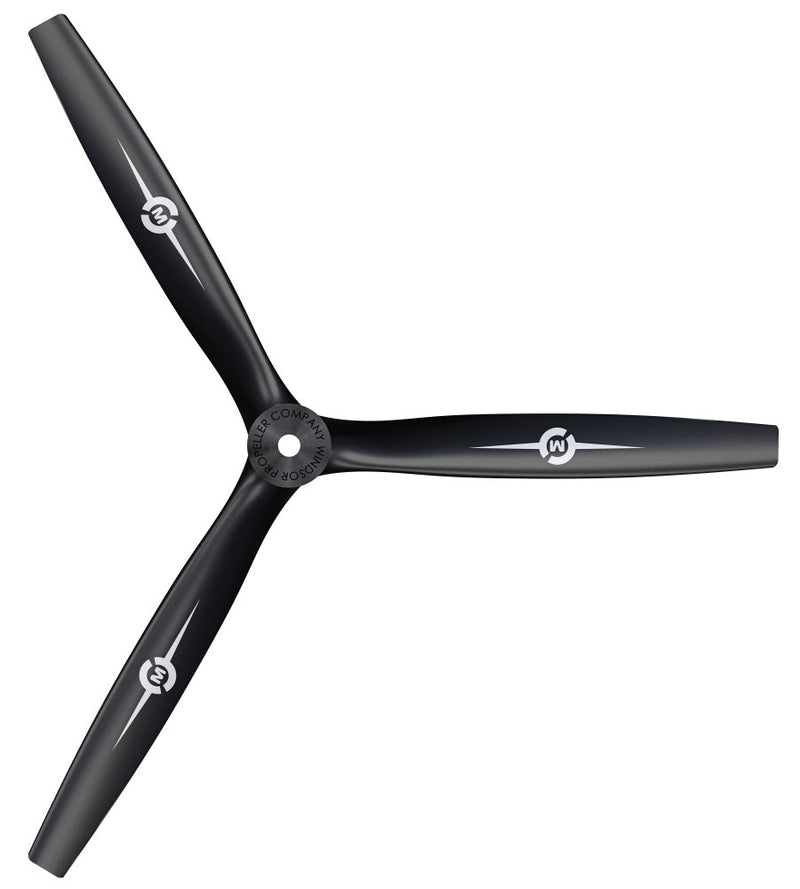 3-Blade - 13x12 Propeller Rev./Pusher Black