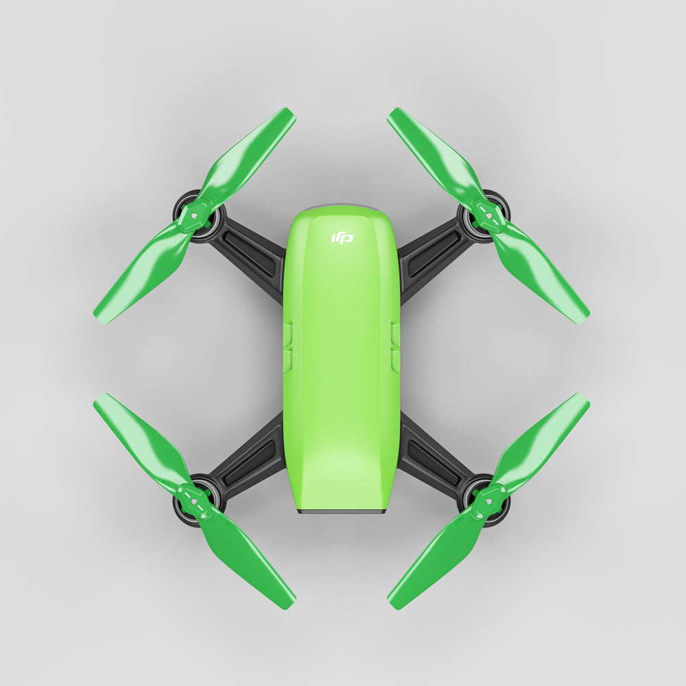 DJI Spark Low-Noise STEALTH Upgrade Propellers - x4 GREEN - Master Airscrew