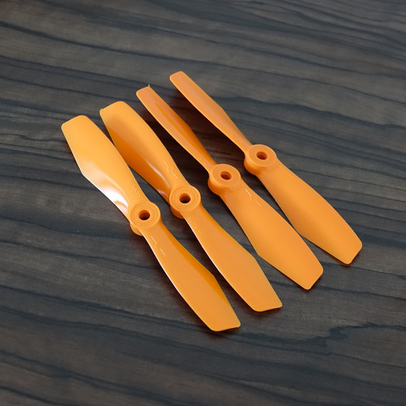 FPV Bullnose racing / Freestyle Propellers- 5x4.5 Prop Set x4 Orange