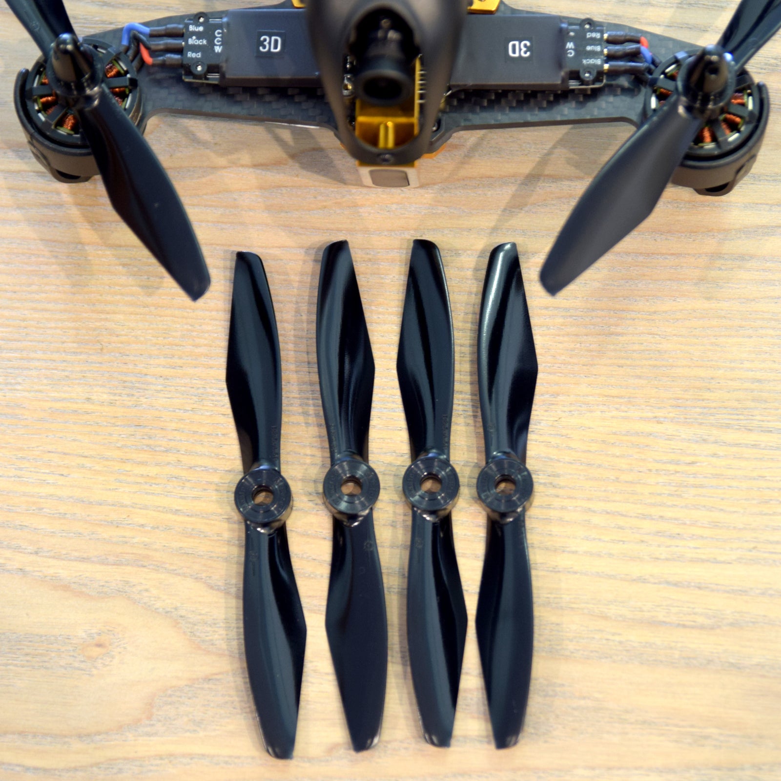 FPV Drone Racing / Freestyle Propellers- 5x4.5 Prop Set x4 Black