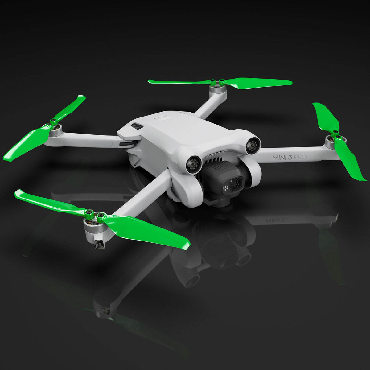 DJI Mini 3 Pro / 4 Pro STEALTH Upgrade Propellers - x4 Green